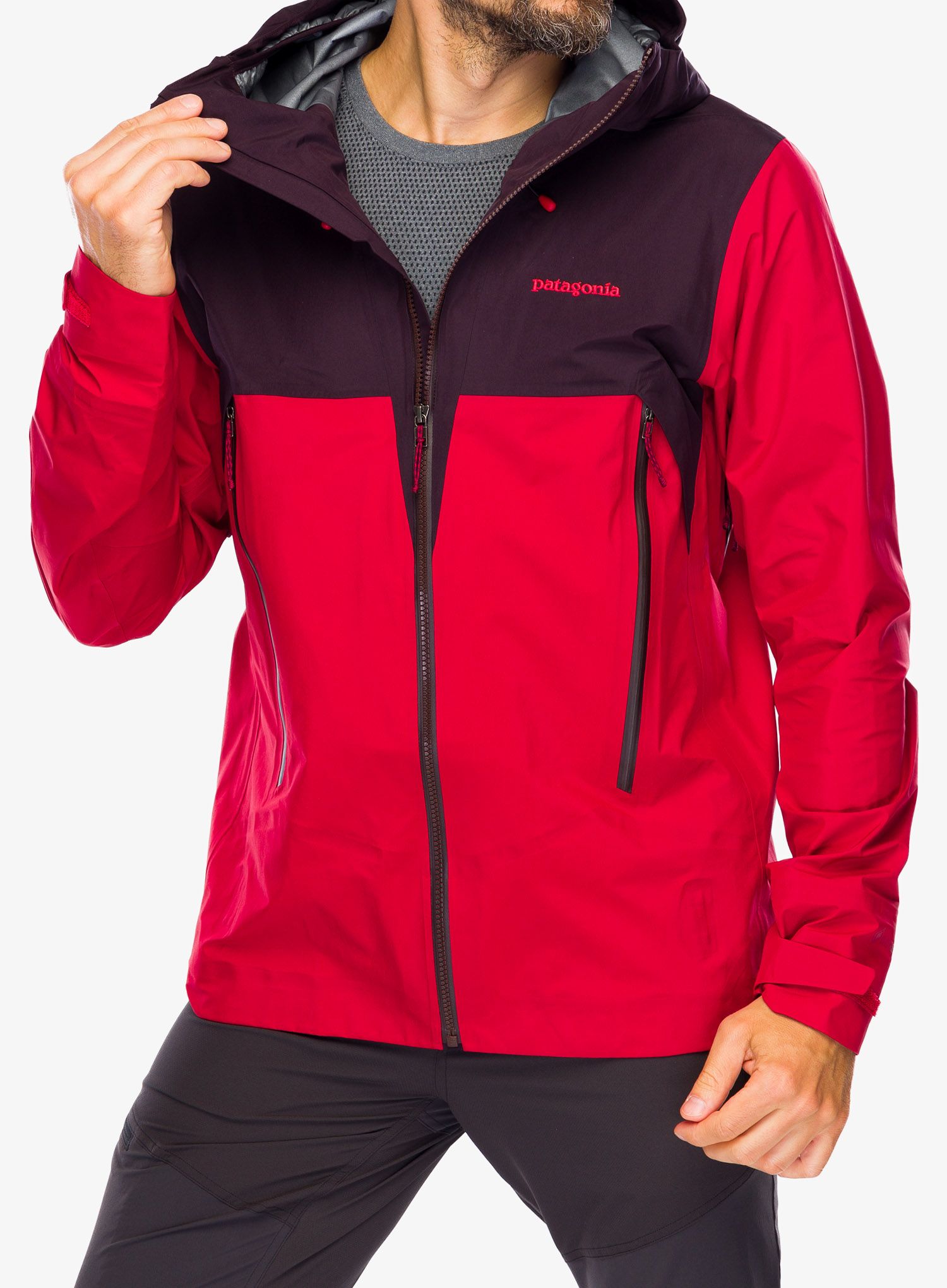GORE-TEX jakna Patagonia Super Free Alpine Jkt - touring red | 8a.si