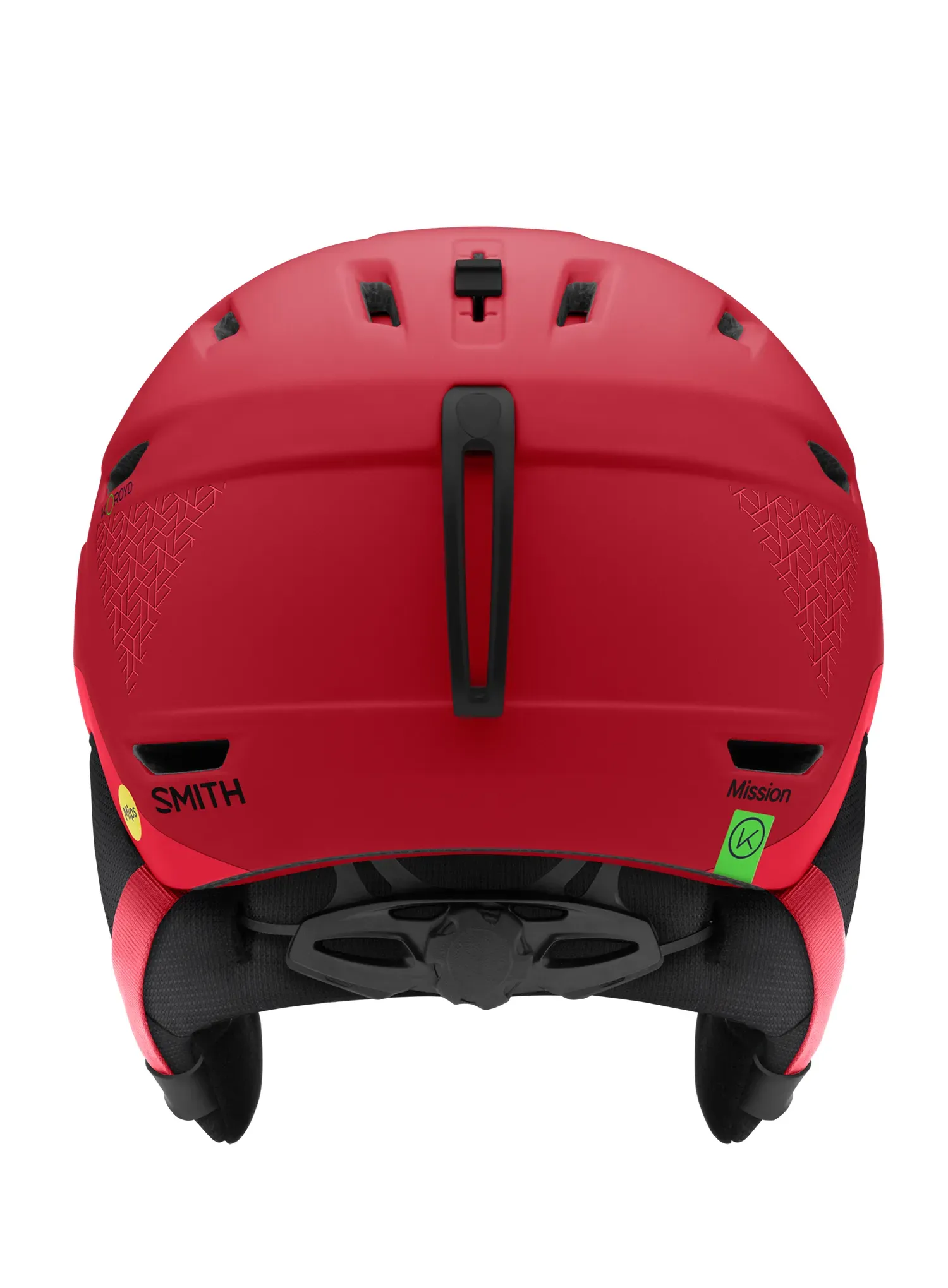 Smučarska čelada Smith Mission MIPS - matte crimson geo | 8a.si